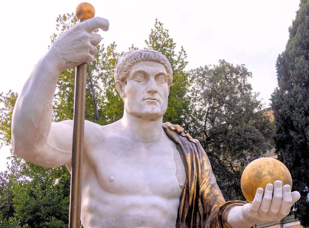 Full-Size Replica of the Colossus of Constantine Statue is Unveiled in ...